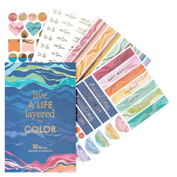 Erin Condren | Office | Nwt Erin Condren Layers Sticker Book | Poshmark